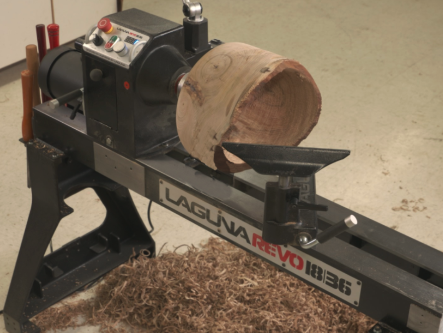 Turn a Large Natural Edge Bowl